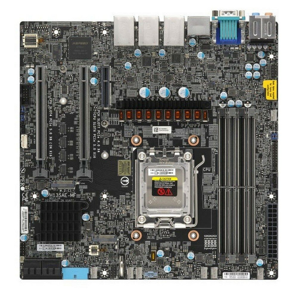 Supermicro Материнская плата MBD-H13SAE-MF-B Socket AM5 4хDDR V 2хM.2