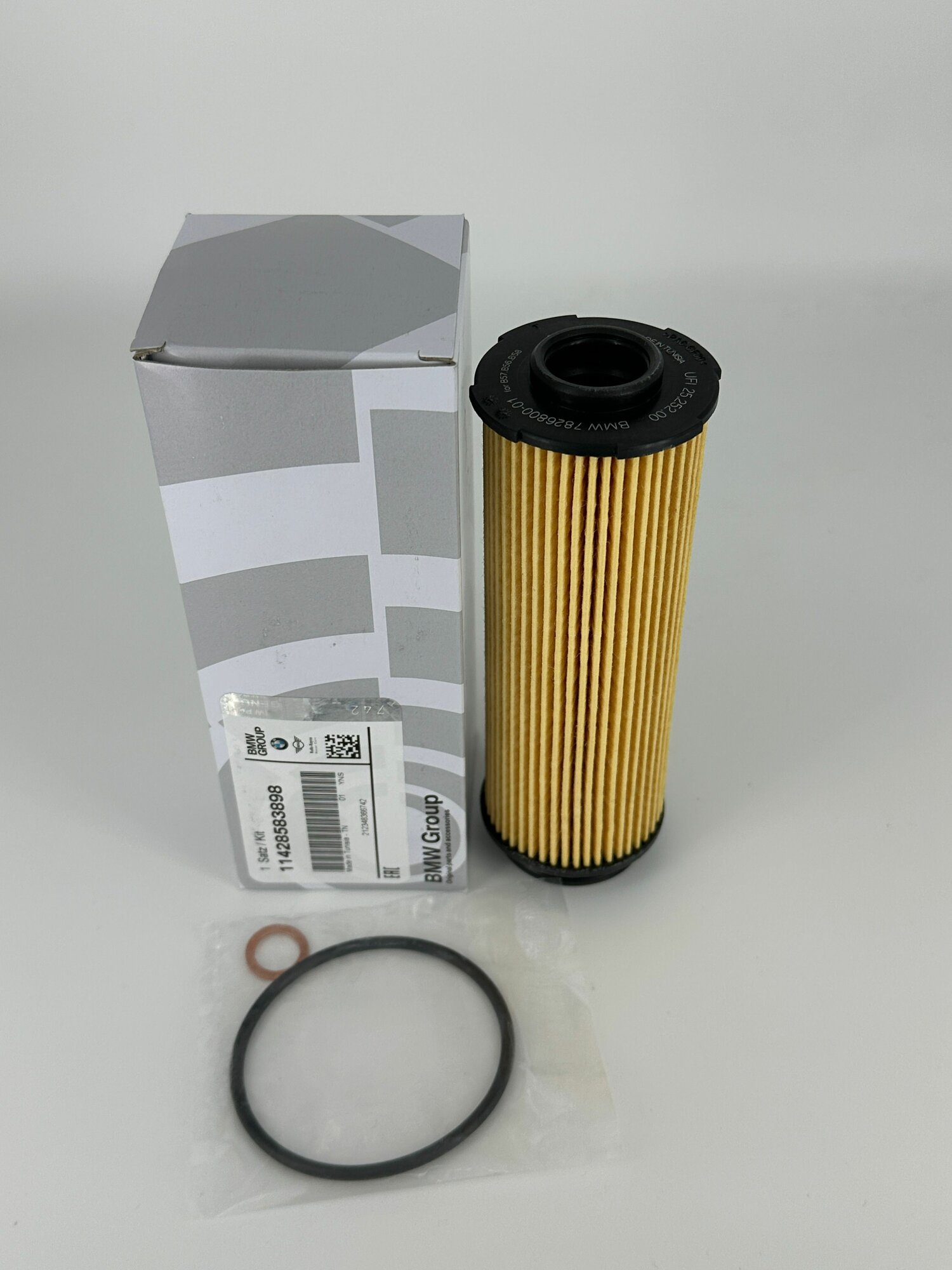Масляный фильтр двигателя 11 42 8 583 898, для BMW, совместим с моторными маслами