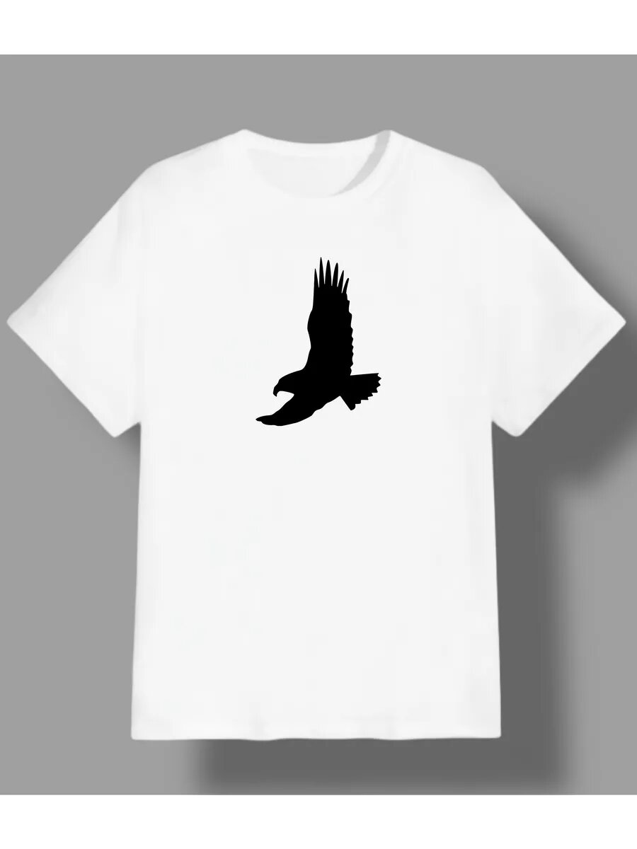 Футболка силуэт орла