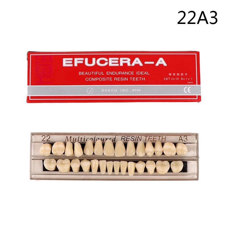 Зубы акриловые EFU CERA-A 2A3, 22 зубов