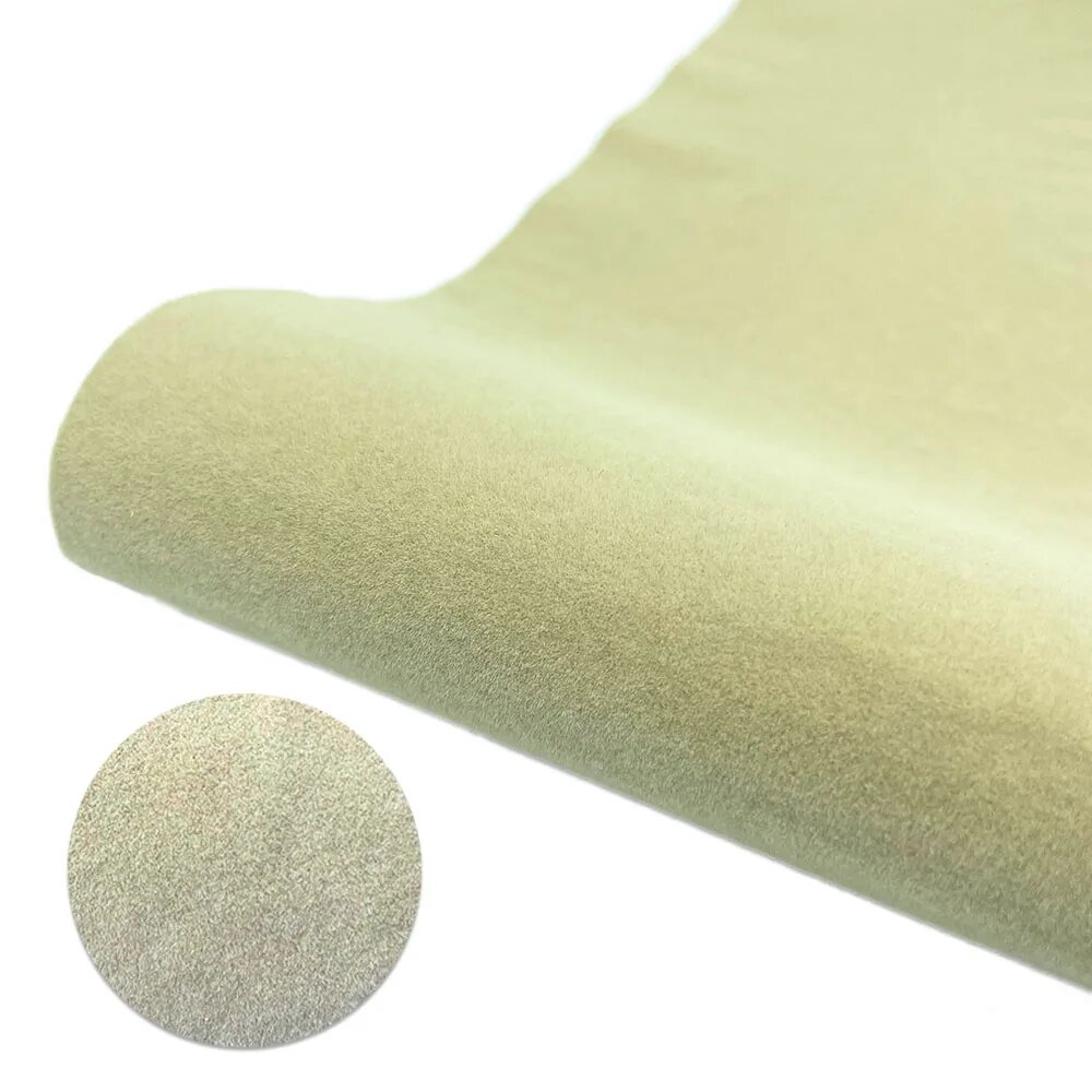 Самоклеящаяся бархатная подкладка Findohope многоцветная 15in x57in(40x145cm), Beige