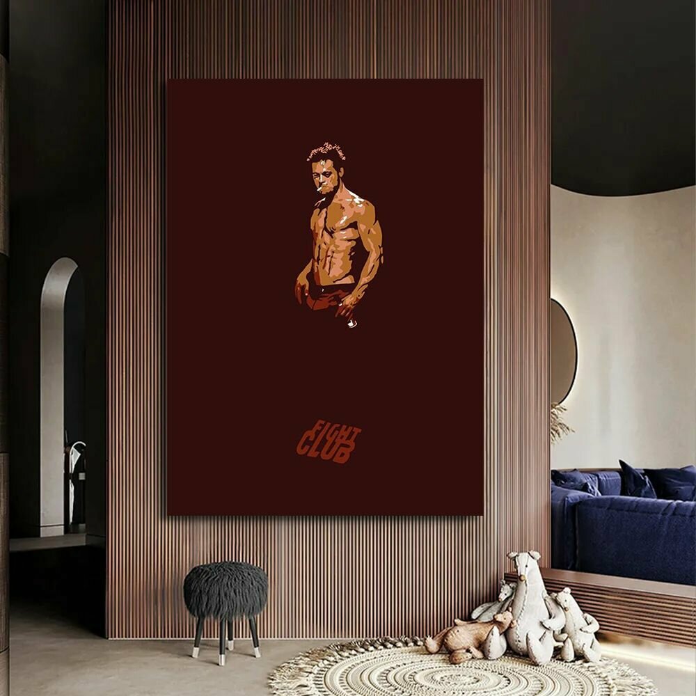 Тайлер дерден / Бойцовский клуб, 30х40 см. Картина интерьерная / на стену, Fight Club