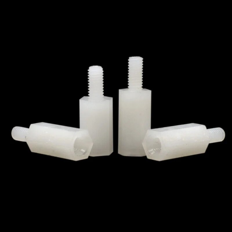 50 шт. шестигранных стоек-спейсеров JARBLUE M3 M4 из нейлона Male-Female, M3x5mm