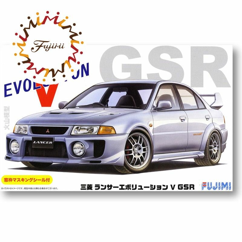 Сборная модель Машинка Fujimi-03919D 1/24 Mitsubishi Lancer Evolution V GSR