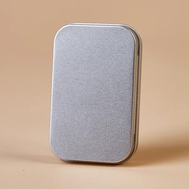 MOONBIFFY Металлическая коробка для мелочей Серый, серебристый