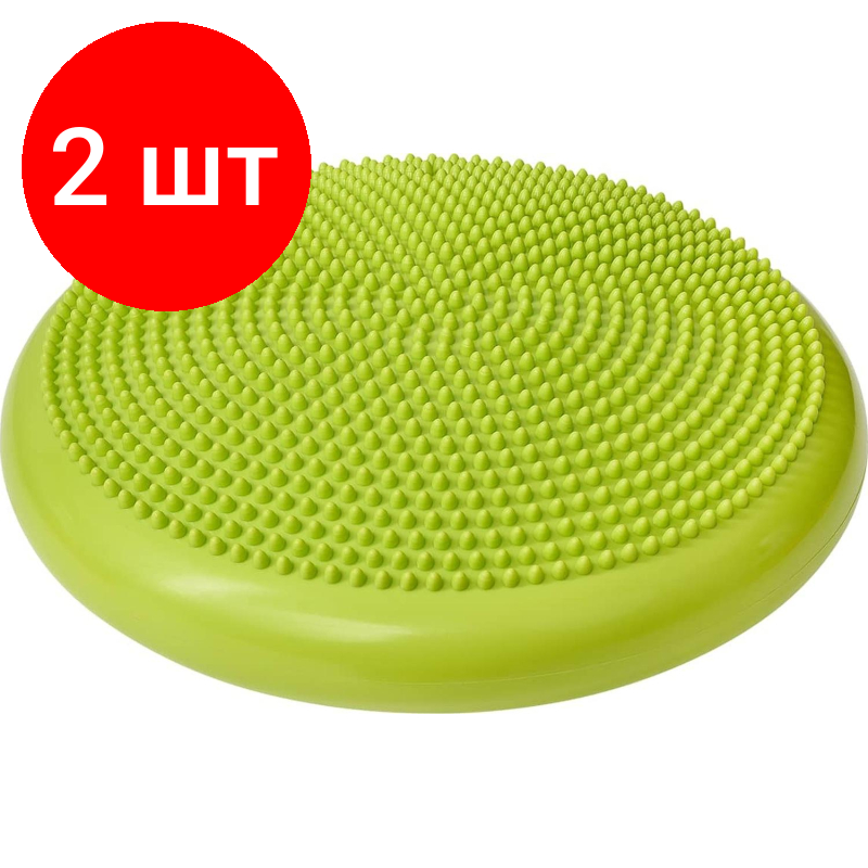 Комплект 2 штук, Диск балансировочный STARFIT BP-104 с насосом, массажн, лаймов, ЦБ-00002293