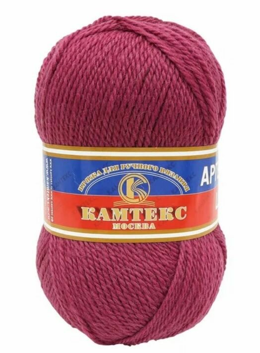 Пряжа Камтекс Аргентинская шерсть 088 брусника (100г/200м, упаковка 10 мотков)