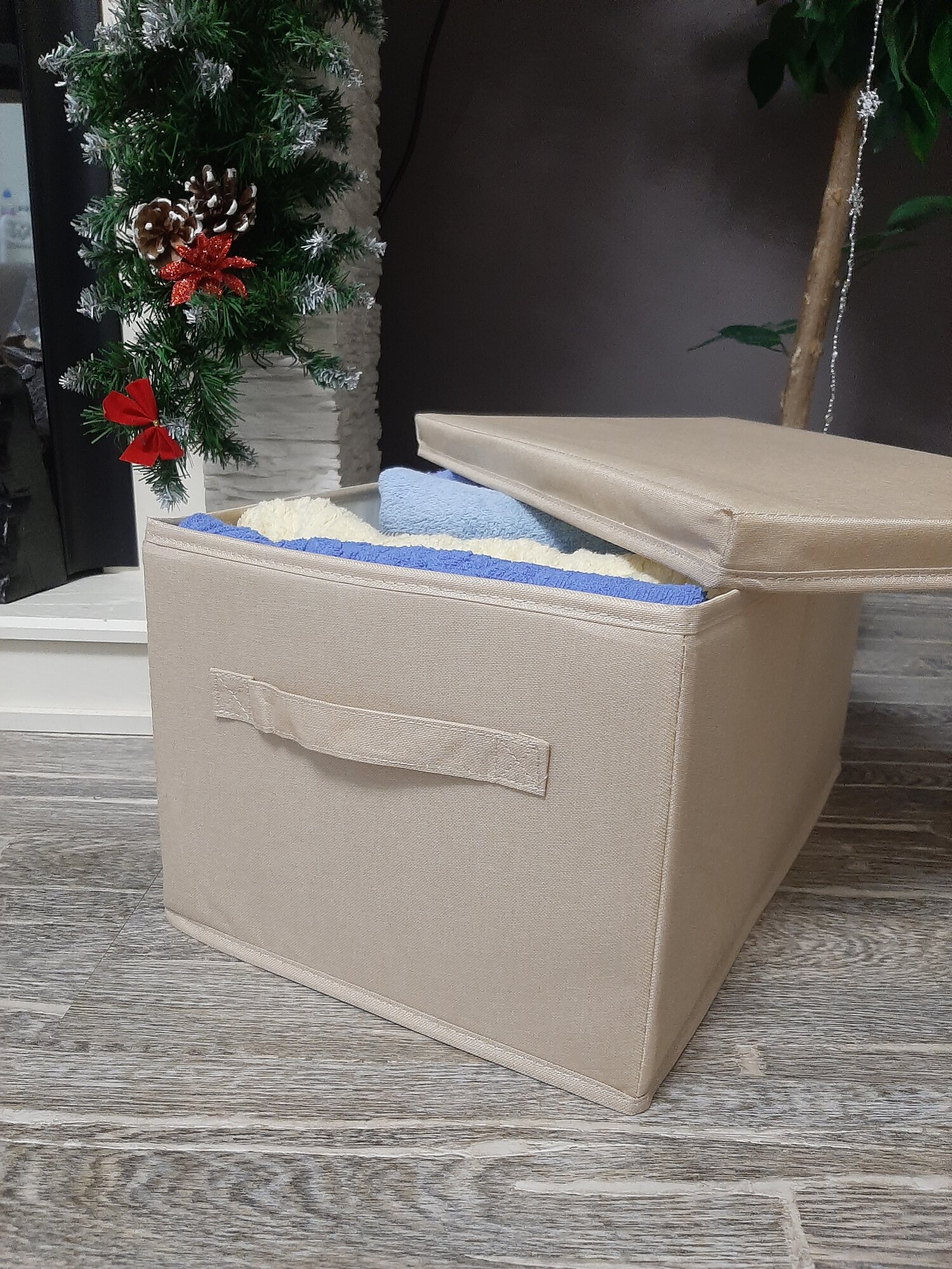 Коробка для хранения CV Corso Ventoso с разделителями, 7 отделений, бежевая