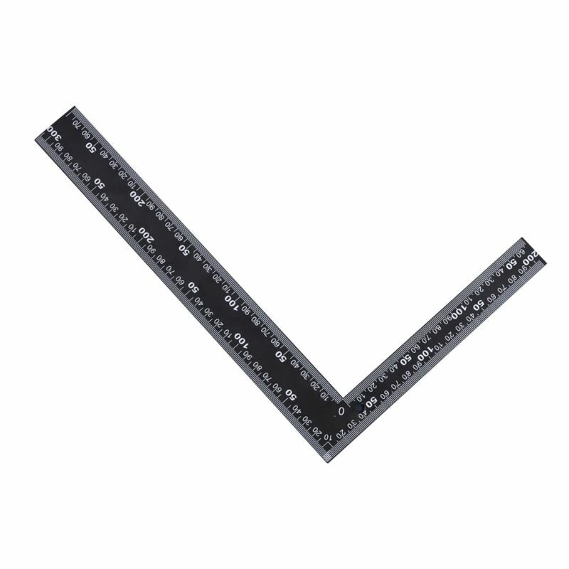 Карпентерский квадрат, обрамляющий 8 дюймов x 12 дюймов, квадратная линейка для прямых углов, инструментов L-образной формы