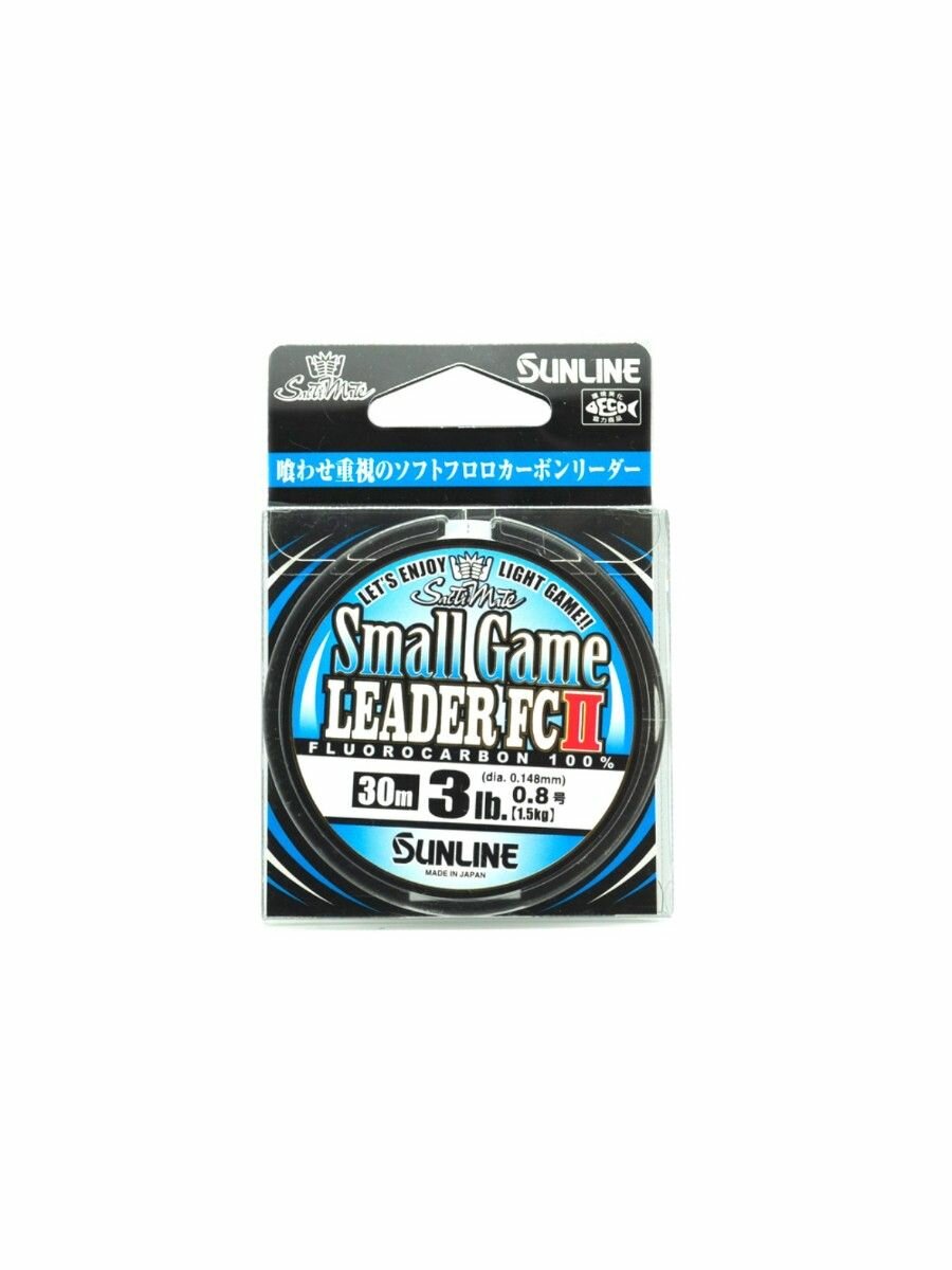 Флюрокарбон леска для рыбалки SUNLINE SWS Small Game FC II 30м #0.8/3lb