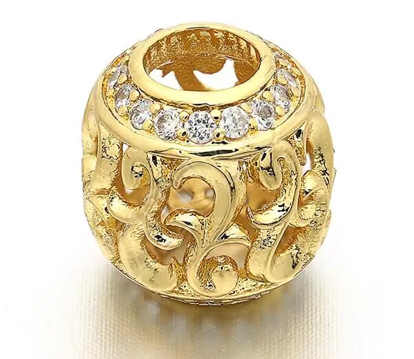Бусина медицинская круглая Gold, ZHUKOU VZ30