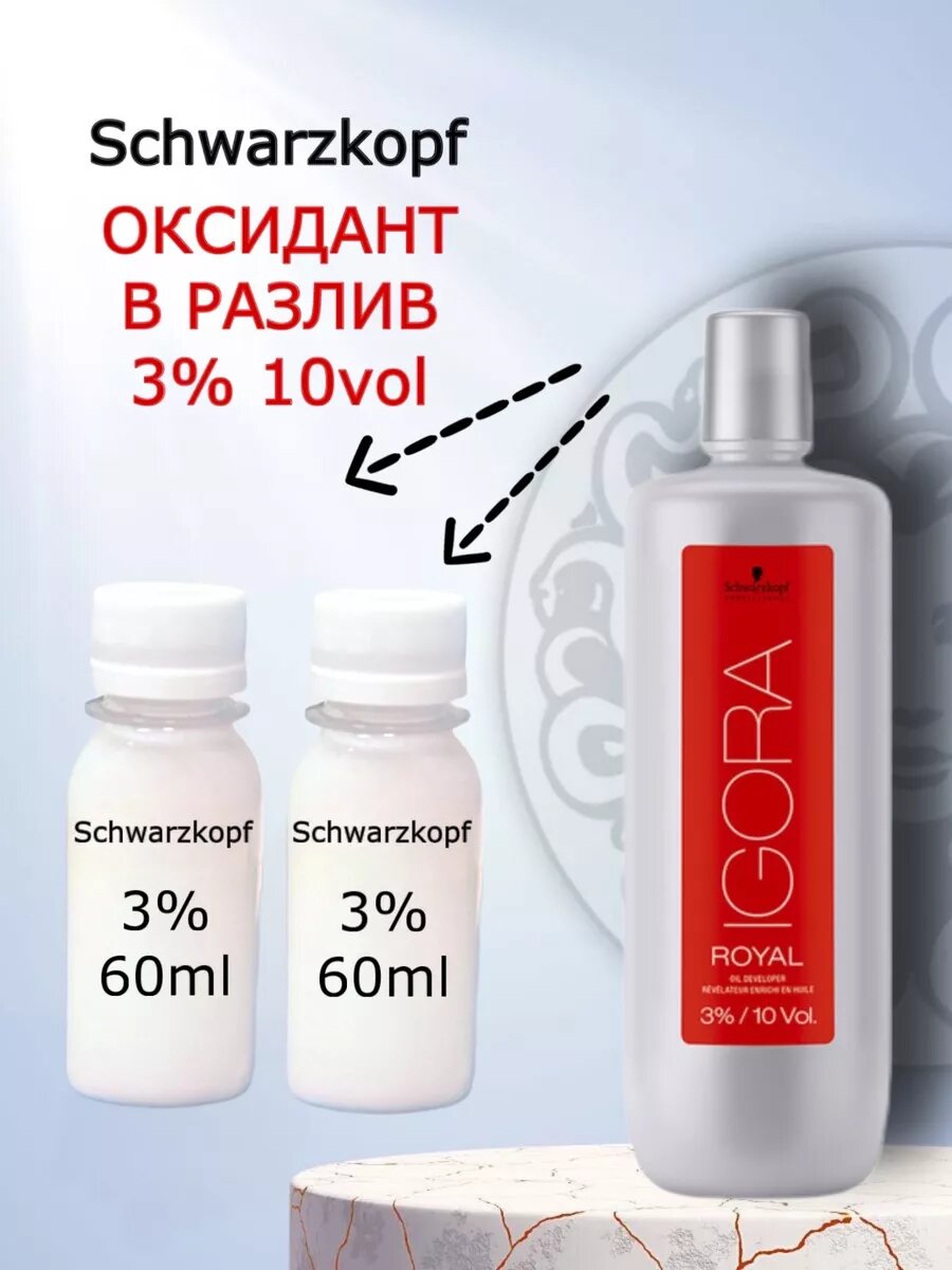 Окислитель на масляной основе 3% Igora Royal 60мл+60мл