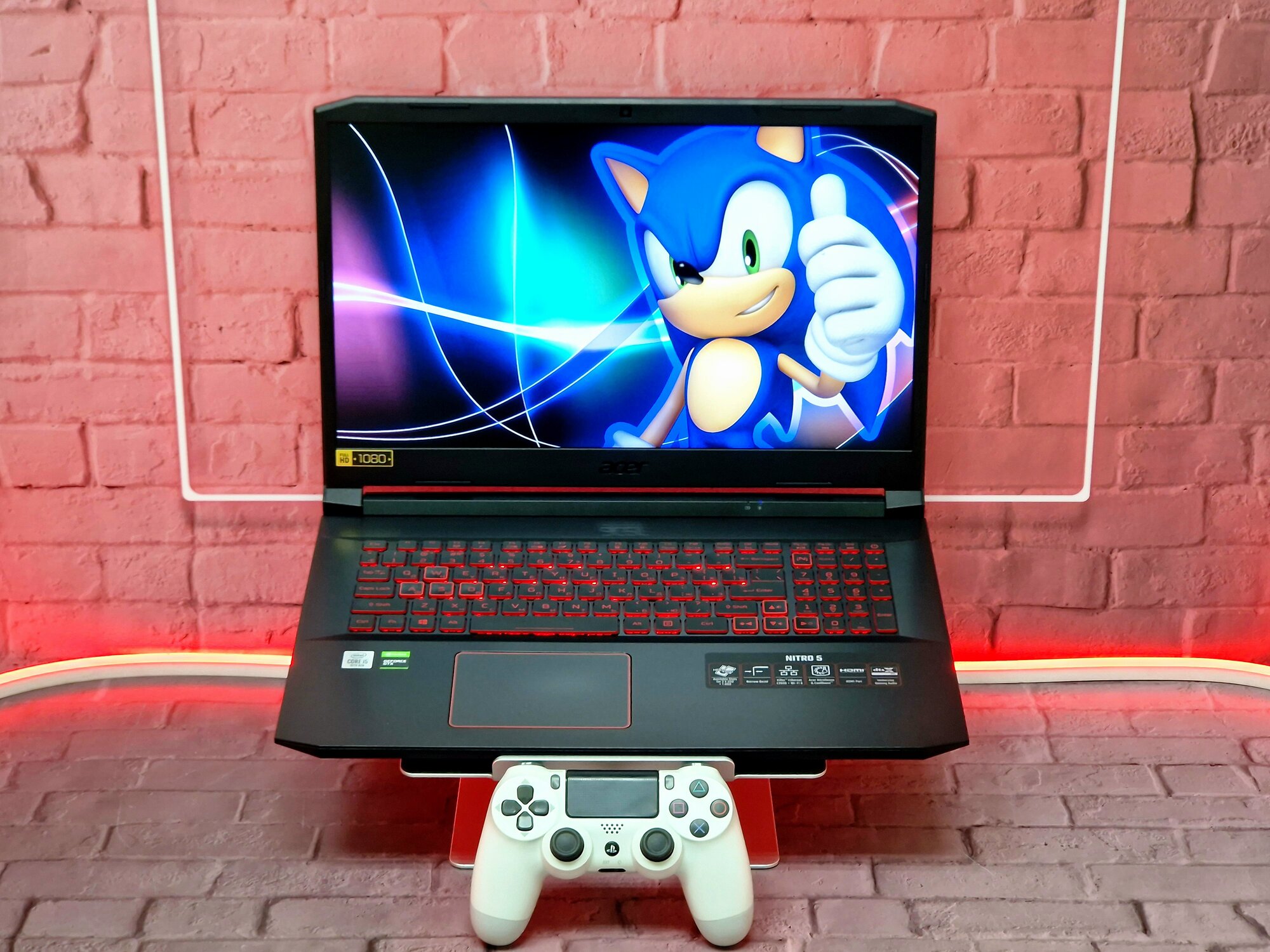 17.3" Ноутбук ACER NITRO AN517-52-56G6, 120 ГЦ, Core i5 10300H, 16 ГБ, SSD 512 ГБ, GeForce GTX 1650Ti, Win11Home, черный