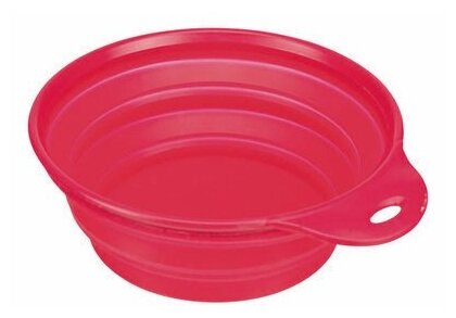 Миска Trixie, походная, силиконовая, для собак, круглая, 0,5 л