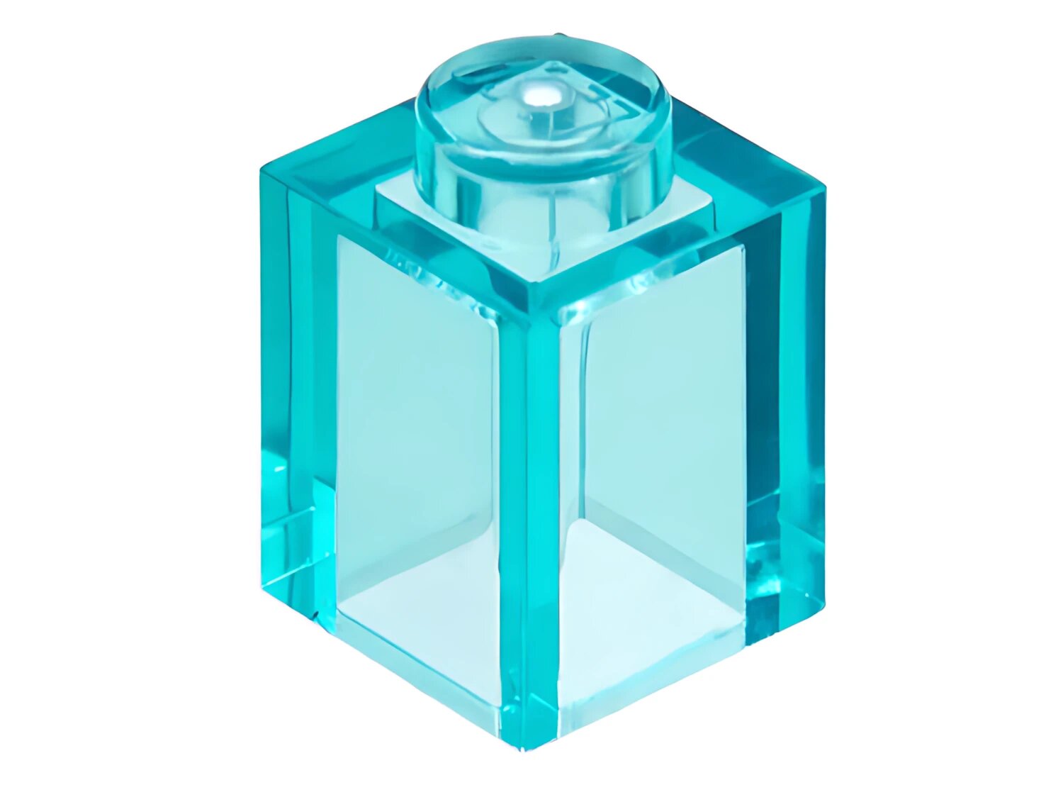 Деталь Lego Кубик Brick 1 x 1 3005 (30071, 35382) Trans-Light Blue U