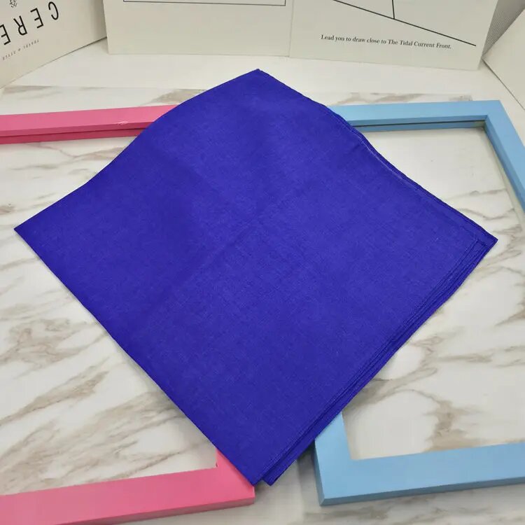 Синяя хлопковая бандана Sapphire