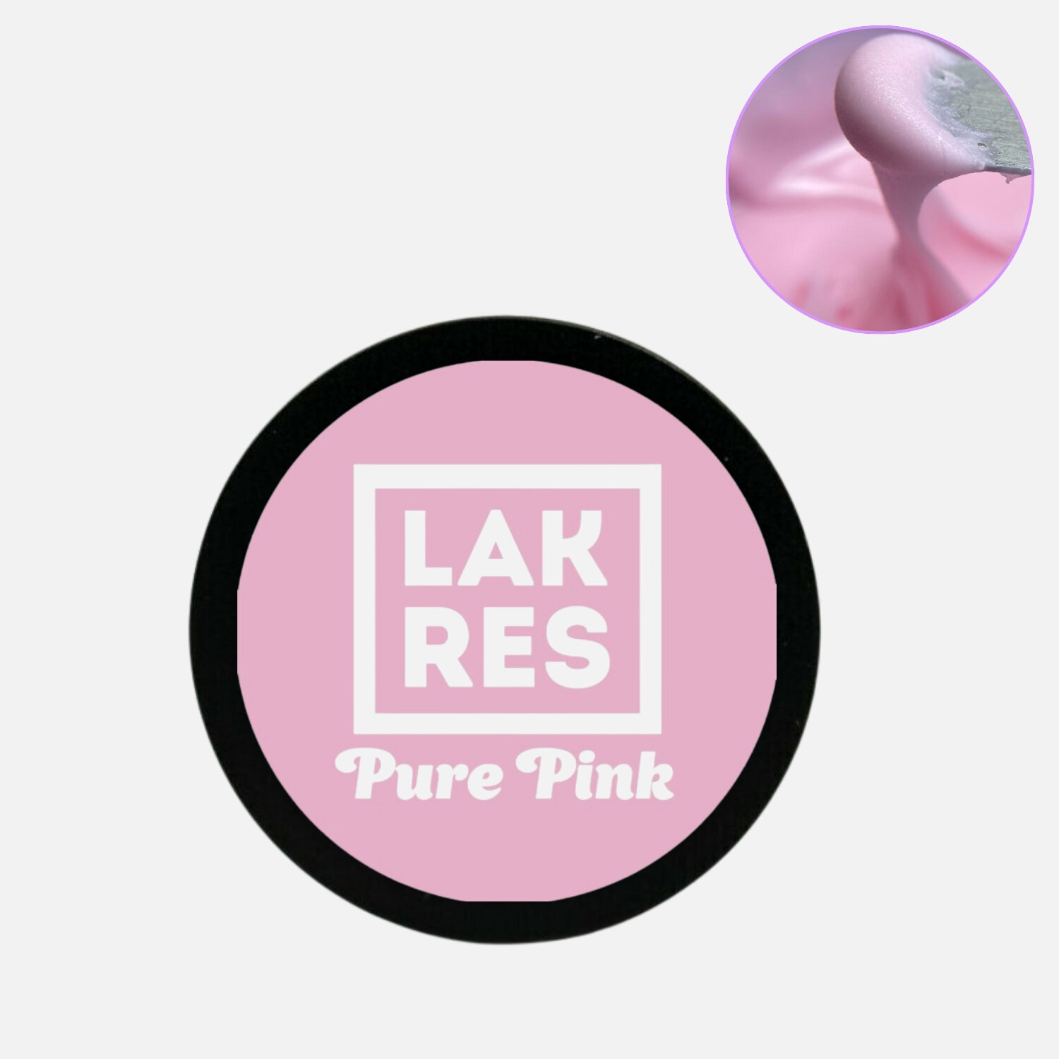 Акригель Lakres 003 Pure Pink 30 г в банке