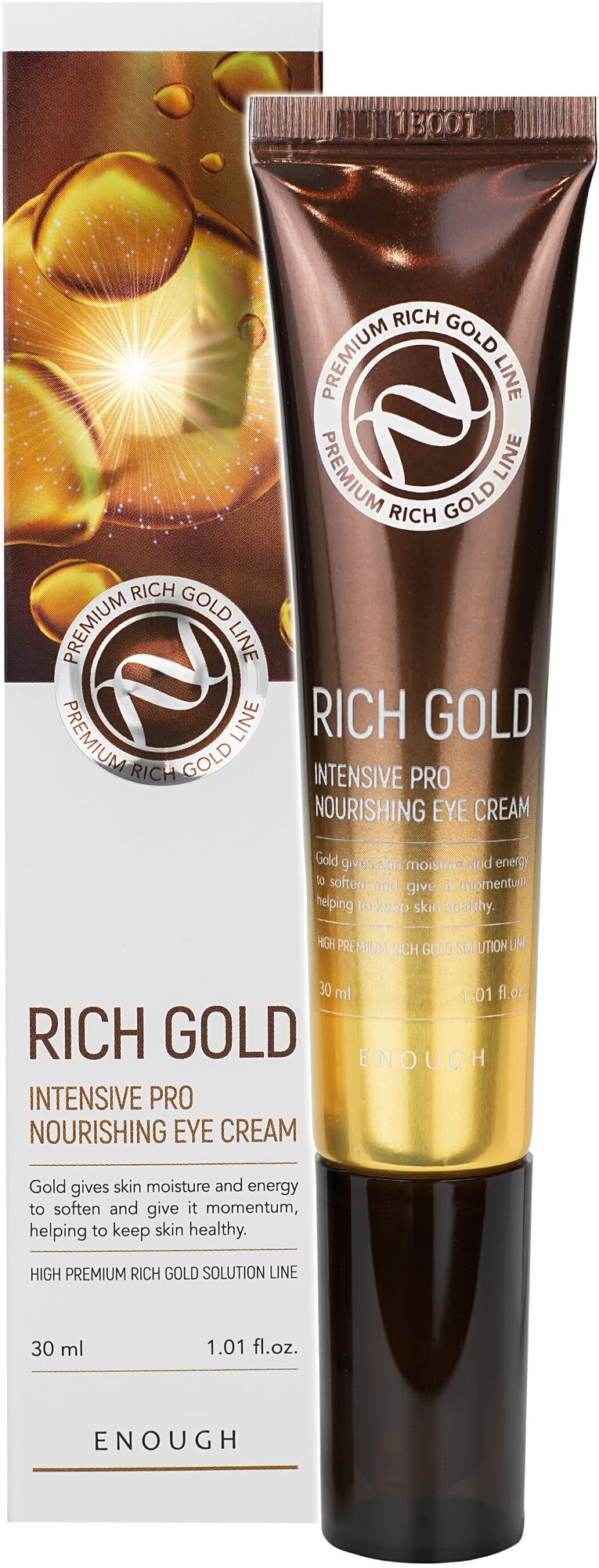 ENOUGH Rich Gold Intensive Pro Nourishing Eye Cream Крем для кожи вокруг глаз с золотом 30мл