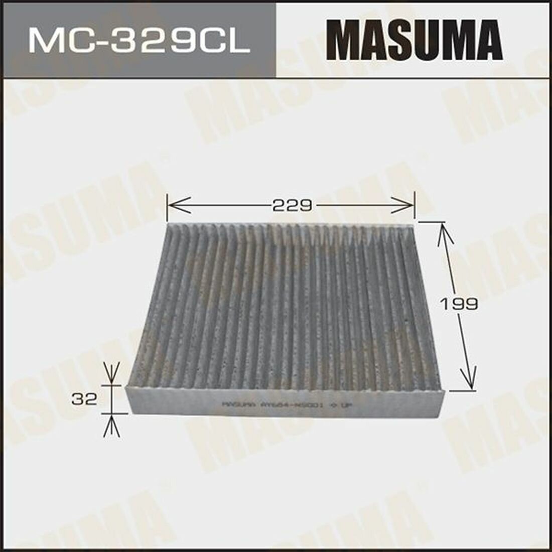 Фильтр салонный Masuma угольный MC-329CL 1шт.