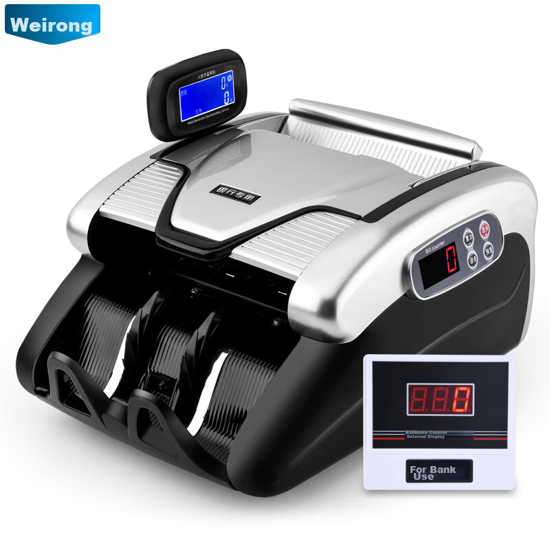 Weirong X9 (Class B) Banknote Counter Supports New RMB Banknotes, Specialized Banknote Verification, Intelligent Voice, And Mixed Counting of New And Old Banknotes 2025