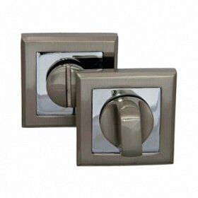 Фиксатор Verda Rucetti Rap Квадратный Белый Никель и Полированный Хром / Верда.