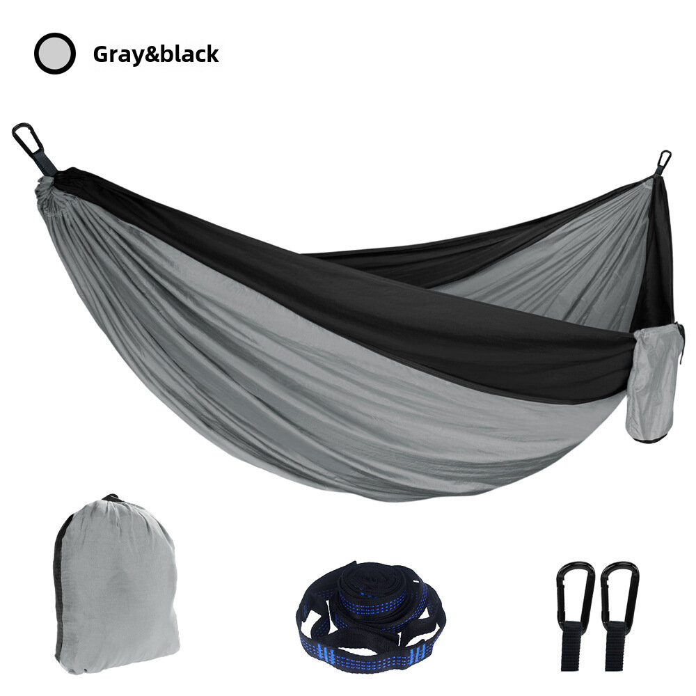 Гамак 210T, из парашютной ткани, одноместный/двухместный, 270x140 см