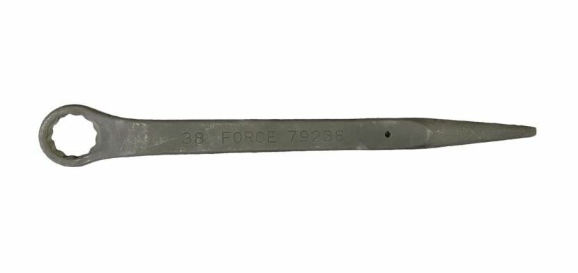 FORCE Ключ накидной 12-гранный 75 град. ударный монтажный 38 мм, длина 490 мм F-79238