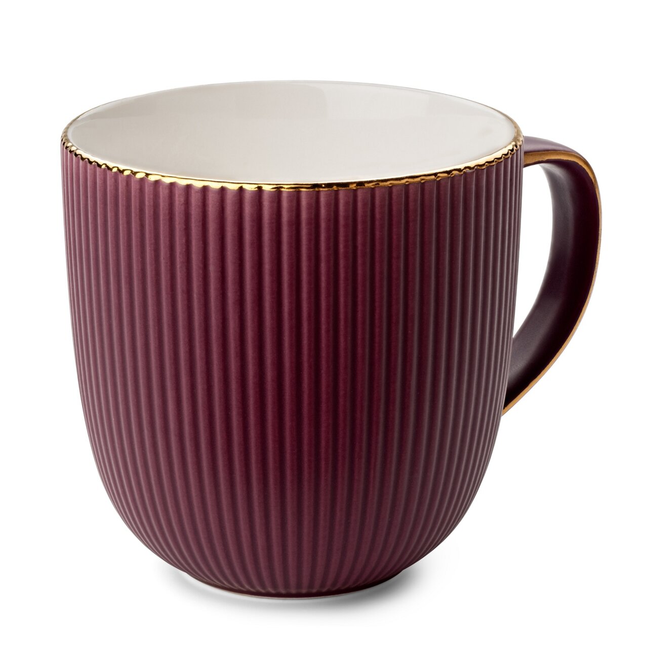 Apollo Ribb кружка фарфор 370 мл для чая и кофе, в ассортименте, минималистичный дизайн