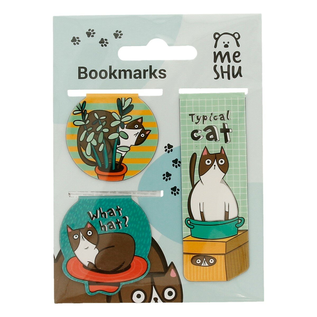 MESHU Магнитные закладки для книг Juisy cat, набор 3 шт. MS_46722 - удобство чтения