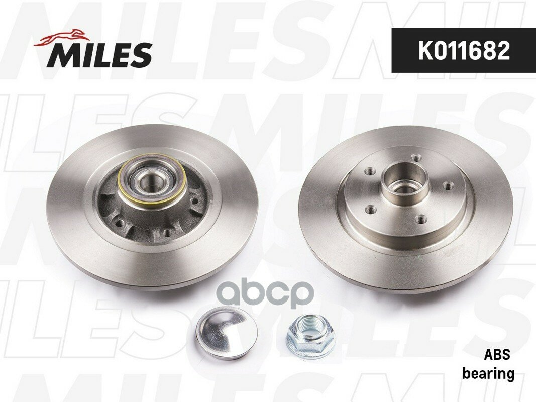 Диск Тормозной Renault Kangoo 08- Зад. (С Подш. И Кольцом Абс) Renault 4320 043 27R; Renault 4320 208 79R; Renault 4320 250 5.