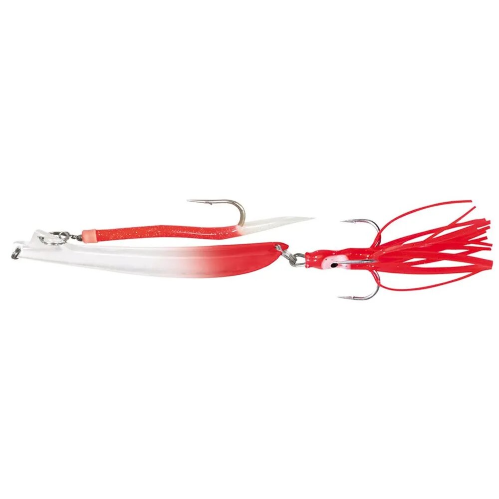 Пилькер Bottom Strike BiColor Pilk 400g #2 White-Fl. Red/GLOW #10/0