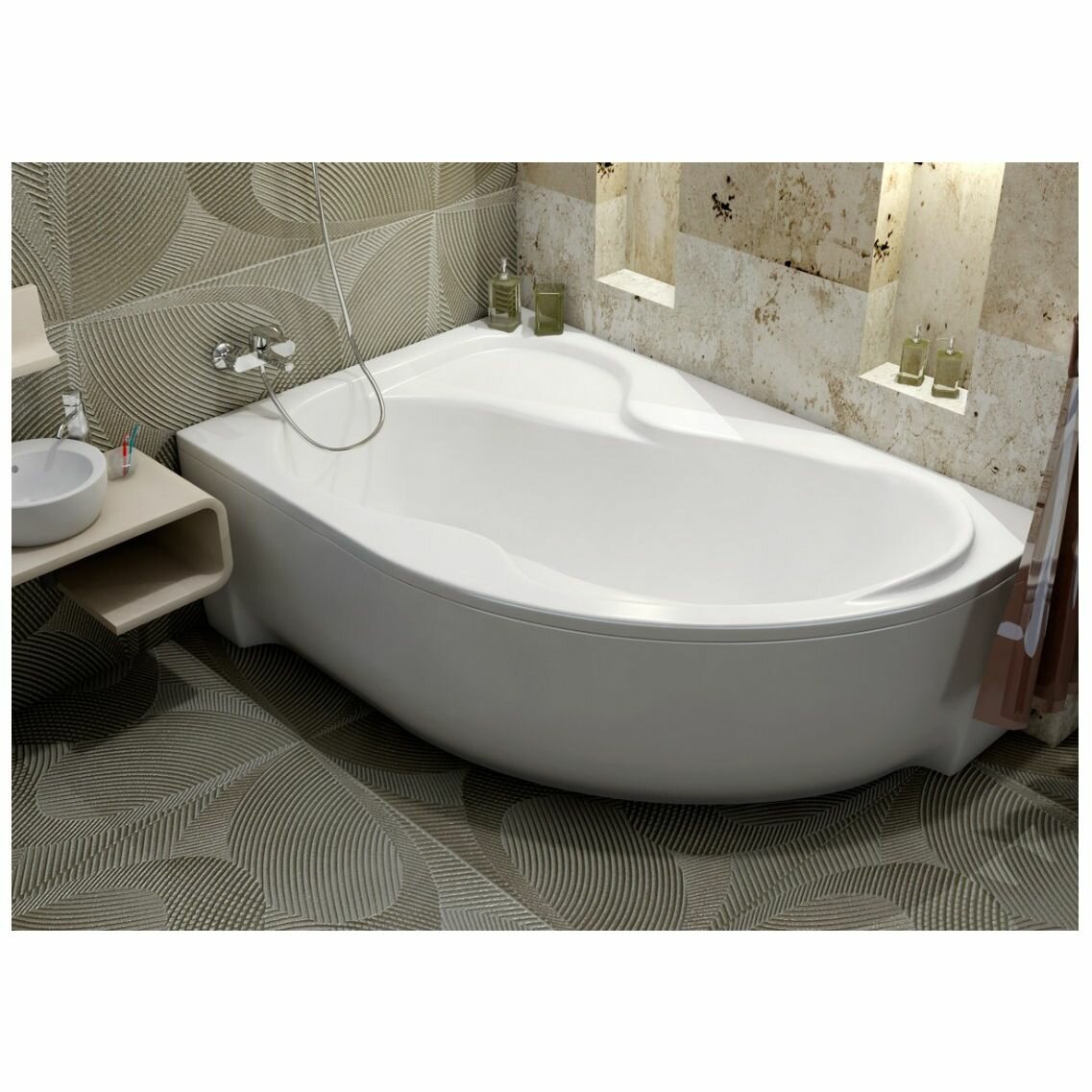 Ванна акриловая Relisan (Релисан) Adara L 170х100 см Гл000013731