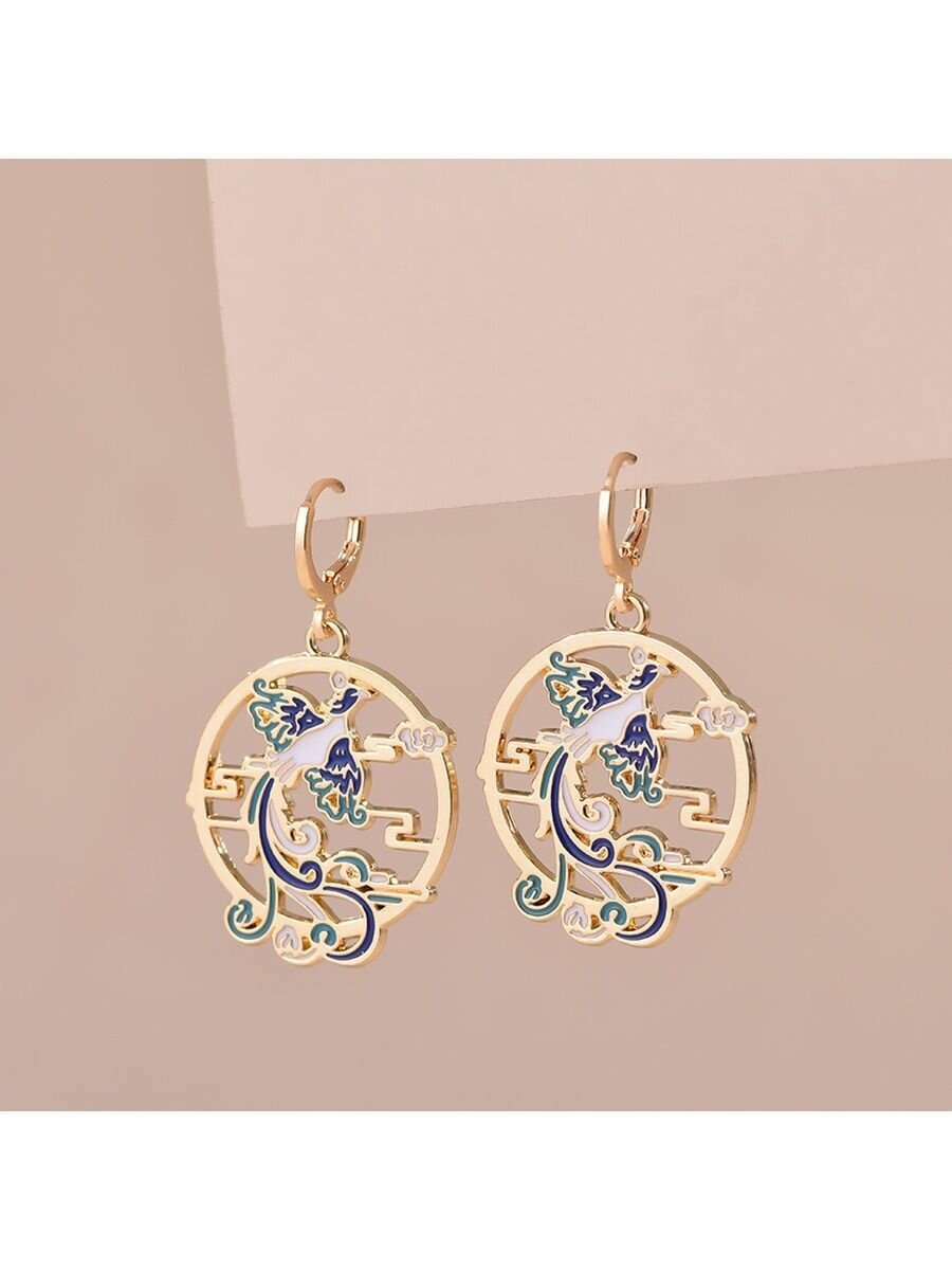 Серьги, эмаль