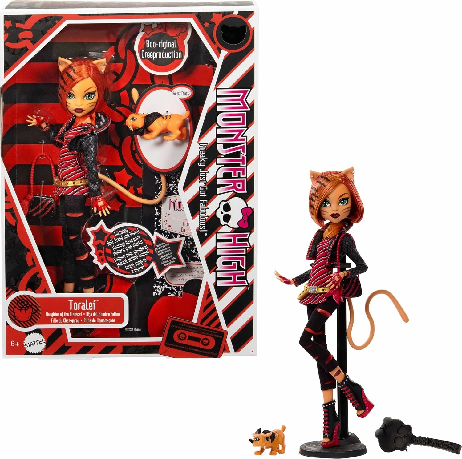 Monster High Creeproduction Toralei - Кукла Монстр Хай Торалей (репродукция 2025 года)