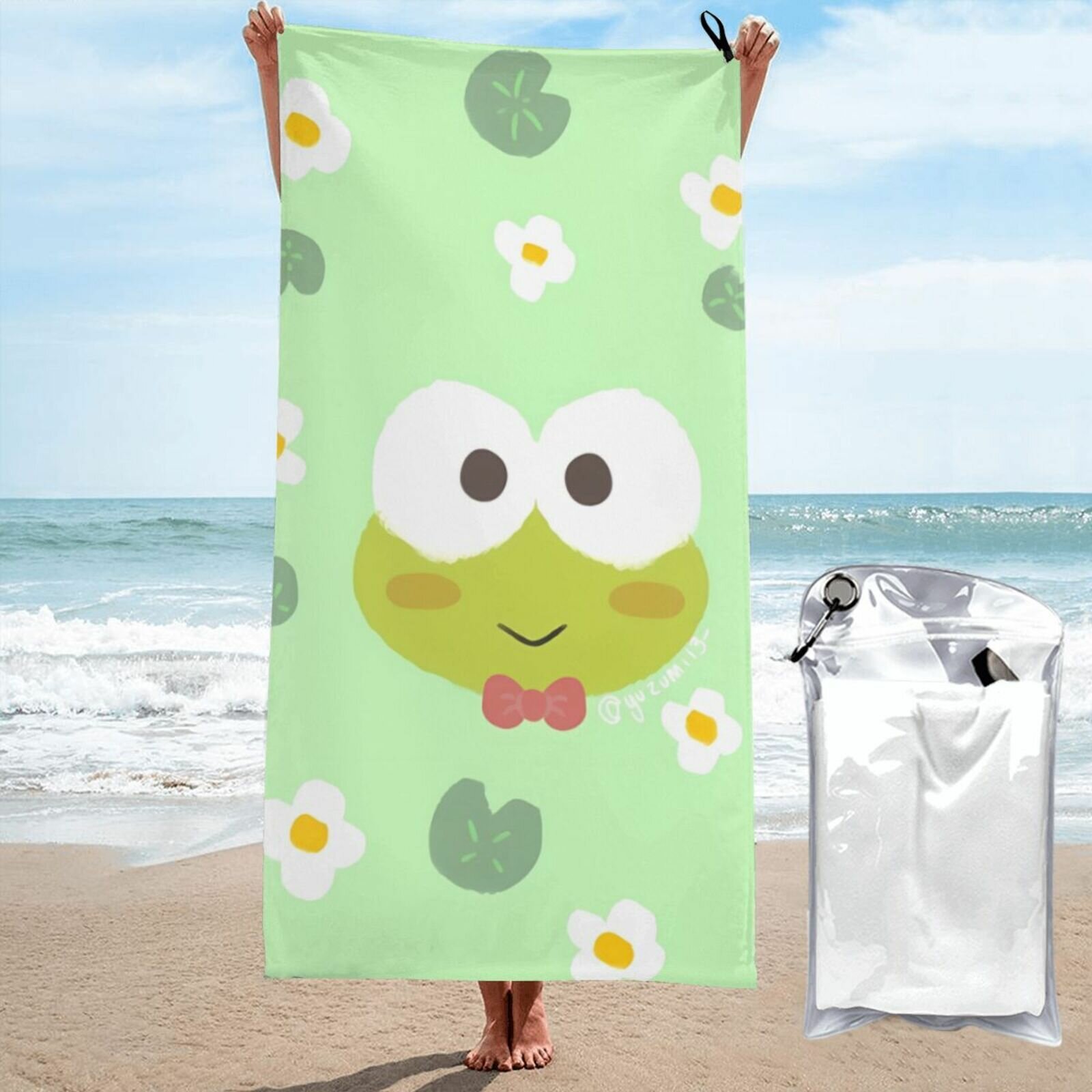 Быстровысыхающее полотенце Kero Keroppi