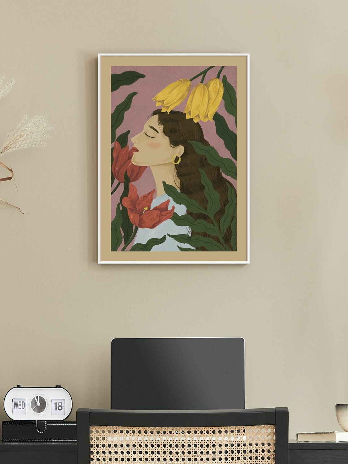 Постер 30х40 в рамке Postermarkt Арт Девушка — фото 1