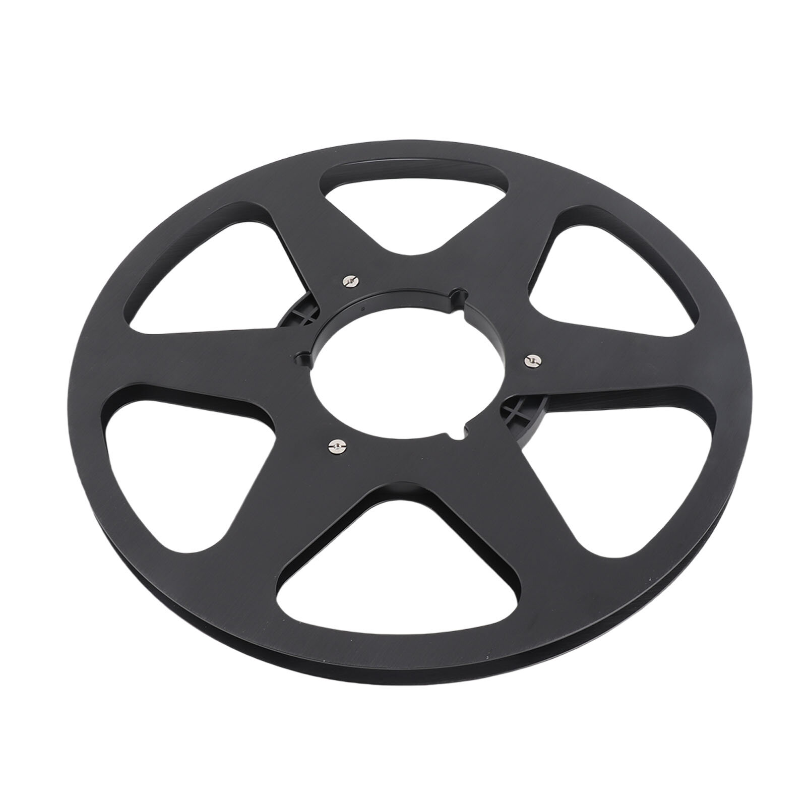 1/4 10,5 дюйма пустой ленточной катушки алюминиевый сплав 6 отверстие универсальная открывающаяся деталь пустая катушка для ревокса Black Black