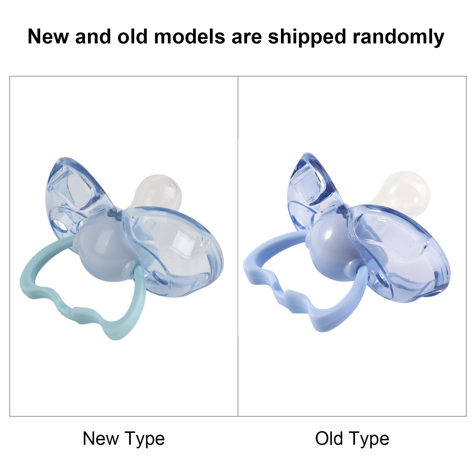 Силиконовая пустышка-пустышка для новорожденного с защитой от пыли, с автоматическим закрытием соски, синяя круглая головка