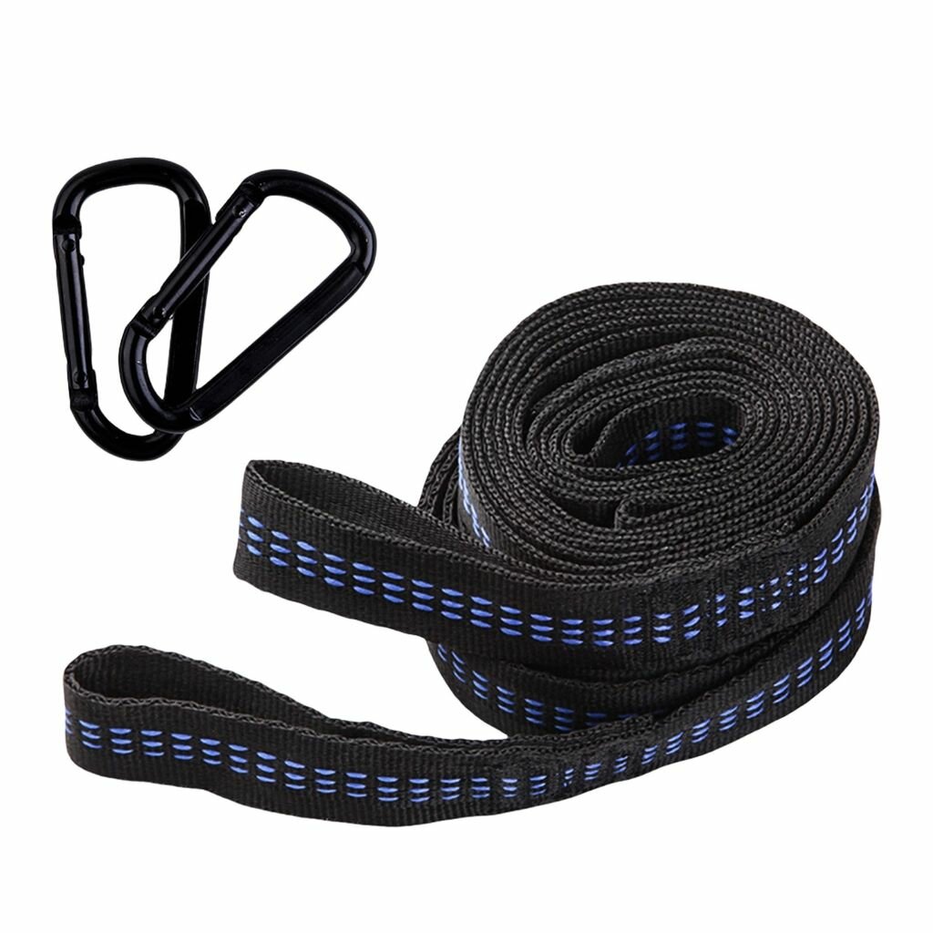 2 шт. гамаки подвесной ремень уличный гамак прочный нейлоновый веревочные крепления легко устанавливаются