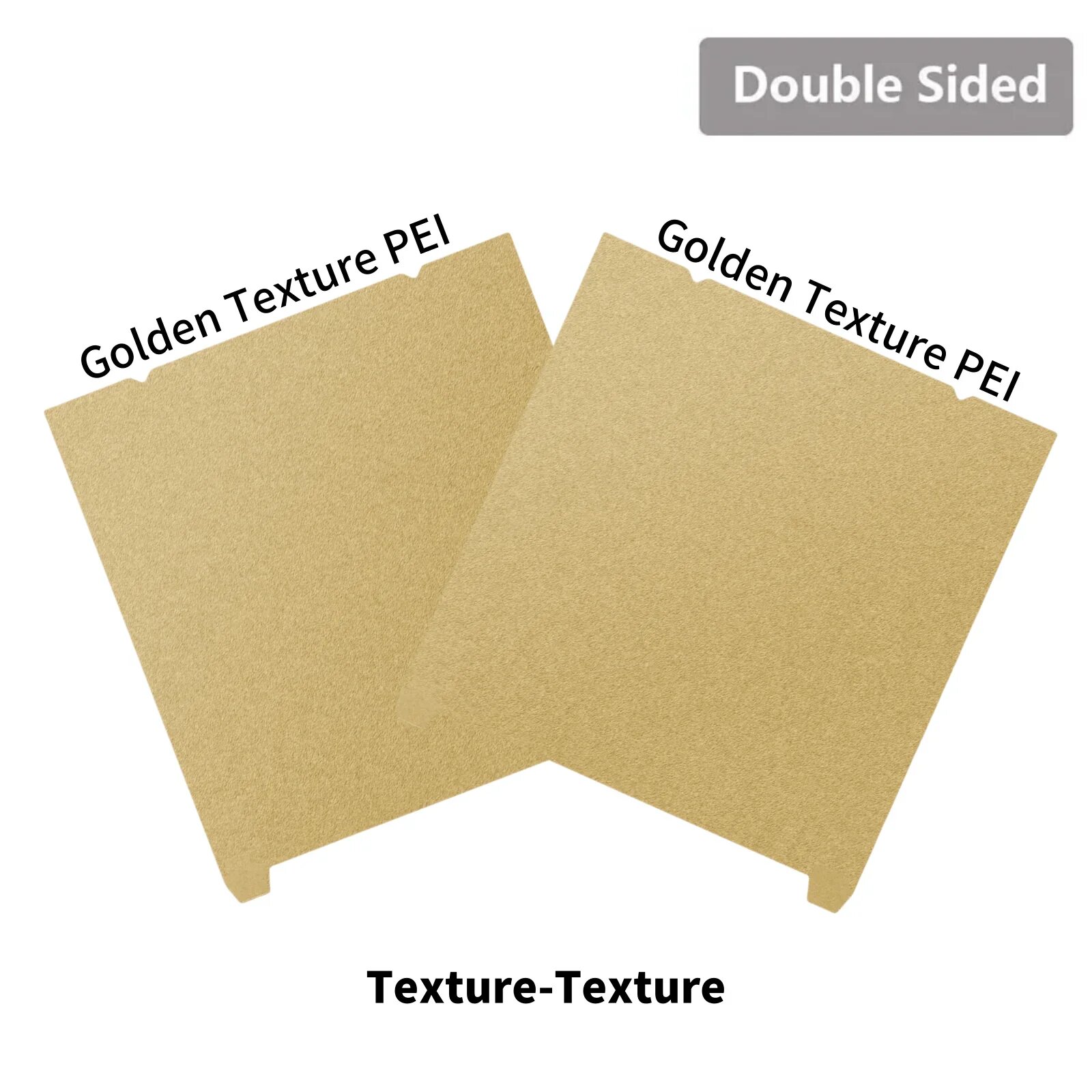 Магнитный лист для 3D-принтера Creality K1 235x235 мм Texture PEI-Gold