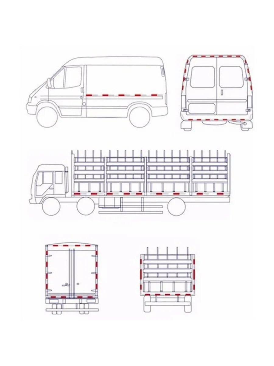 Самоклеящаяся светоотражающая лента 5х10 м