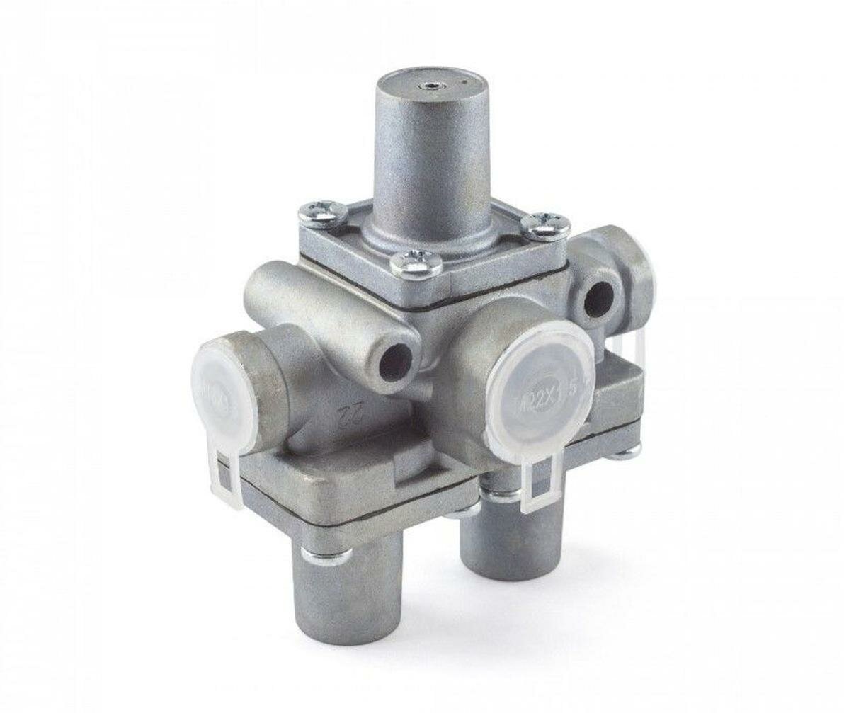 100-3515210 (прамо) Клапан защитный тройной для КАМАЗ, МАЗ, урал, ЗИЛ