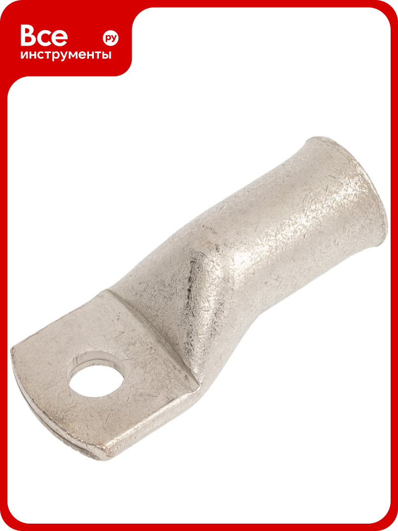 Трубчатый наконечник ТМЛ (ЮМП) ТМЛ-F-70-8 медный луженый F-типа 70мм2 под болт М8 elcТМЛ-F-70-8-ЮМП, медный