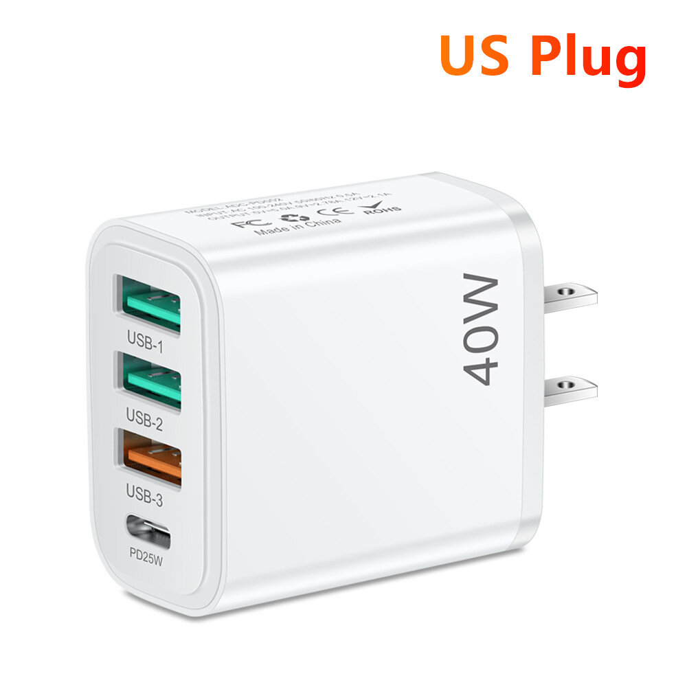 Зарядное устройство HCJTWIN, для телефона, 40Вт, с быстрой зарядкой