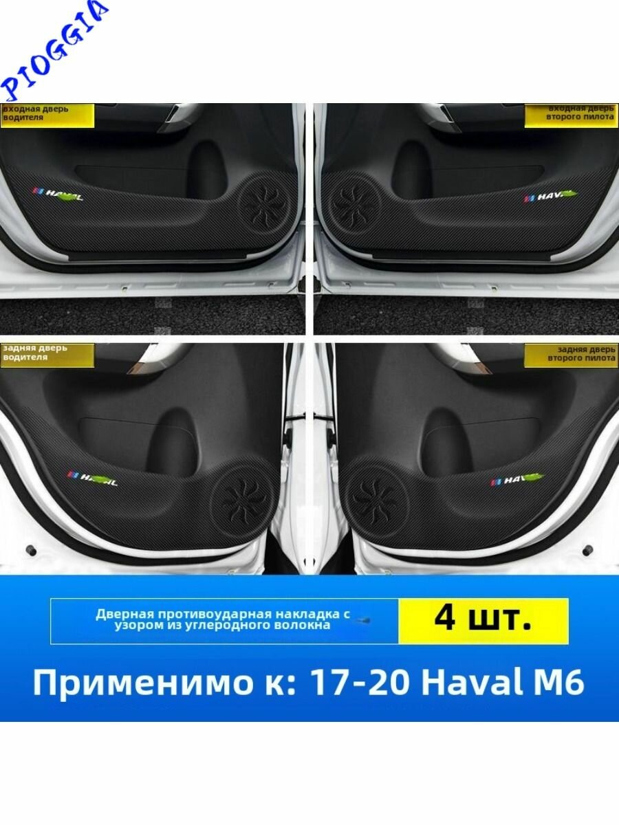 17-20 HAVAL M6 Противоударная накладка для двери автомобиля