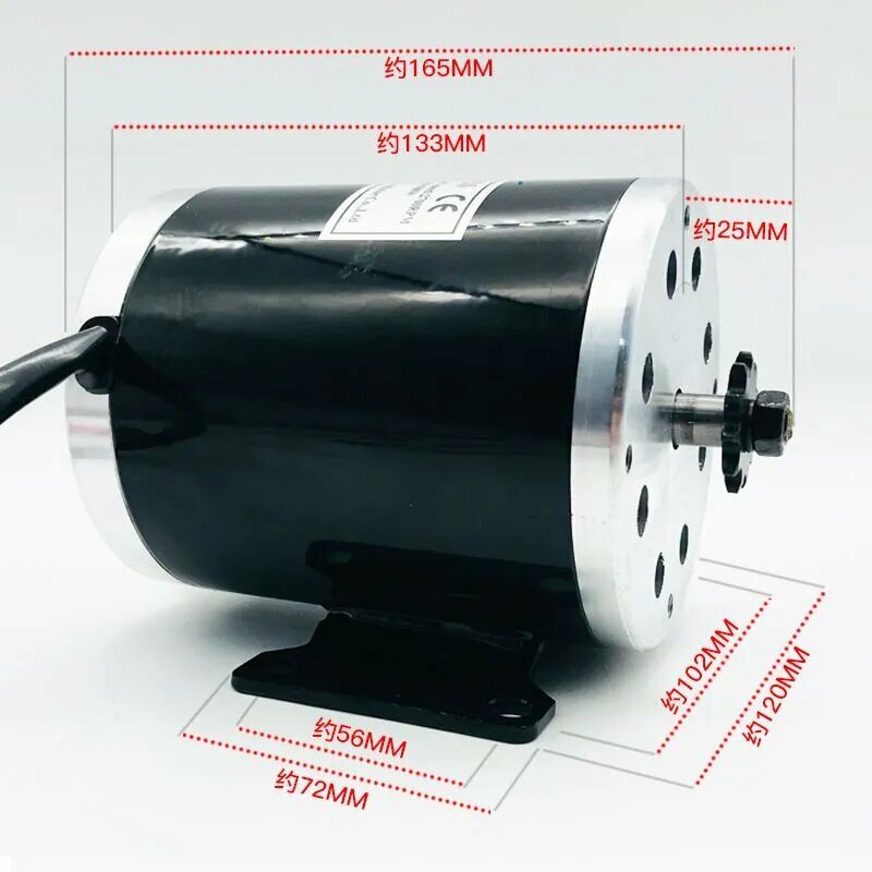 KNOW EASY-Двигатель 36v800 Вт, электрический велосипед