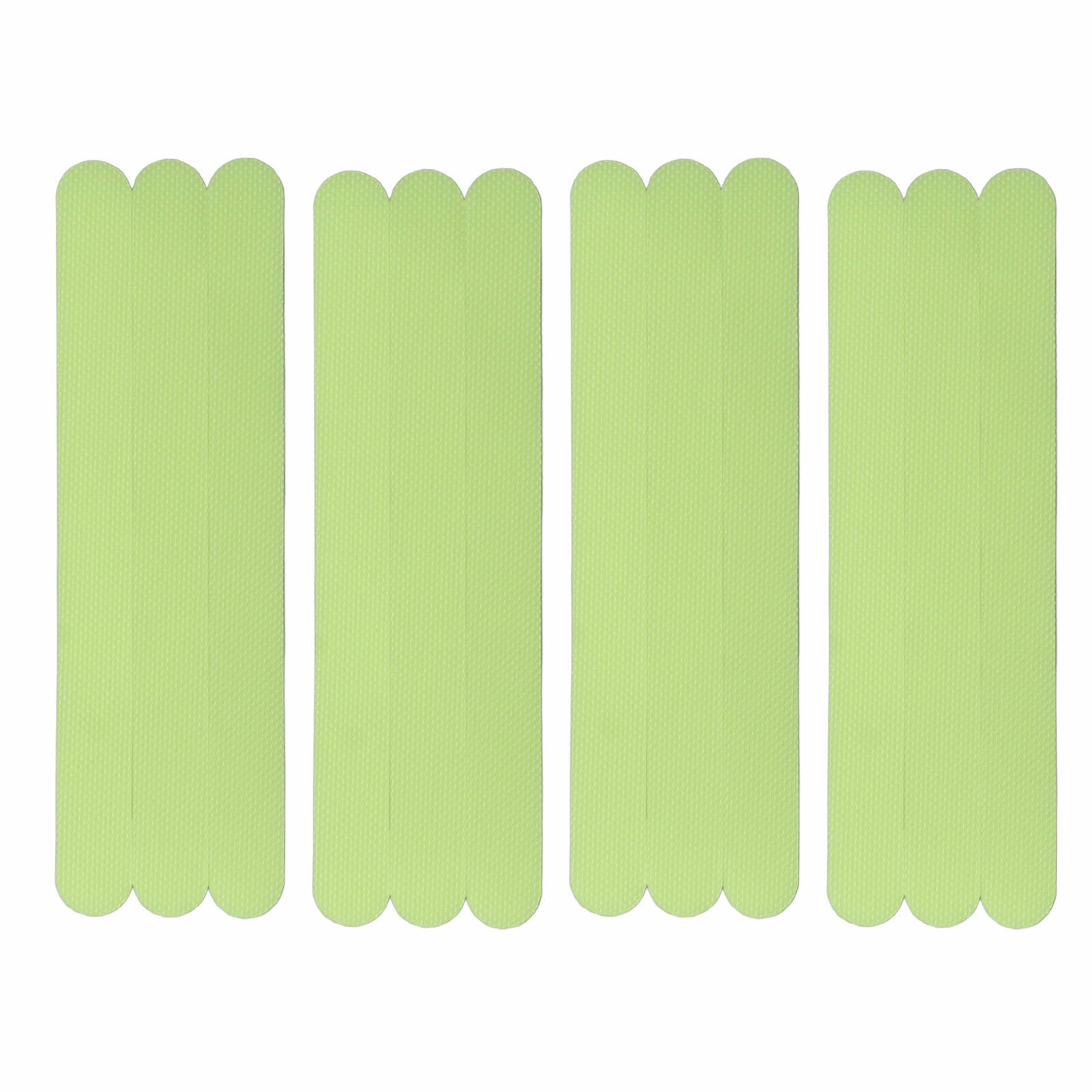 Светящийся в темноте маркер для лестницы, самоклеящийся, противоскользящий, люминесцентный, для ванной комнаты, бассейна, 12 полосок, светящийся зеленый