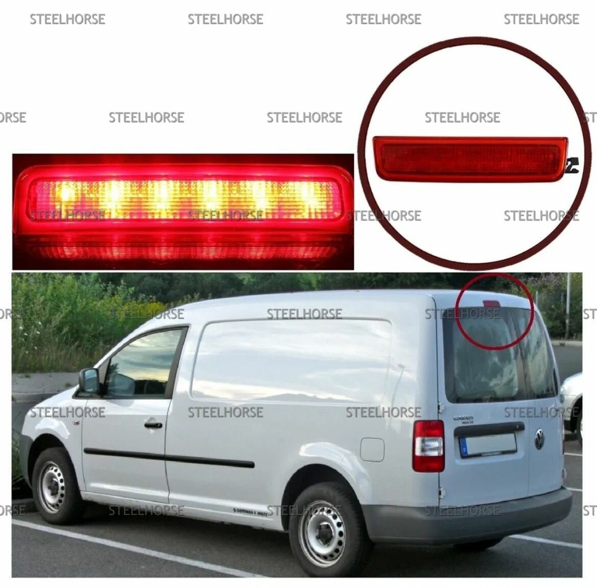 Фонарь задний (стоп сигнал) VW Caddy 3 2004-2015