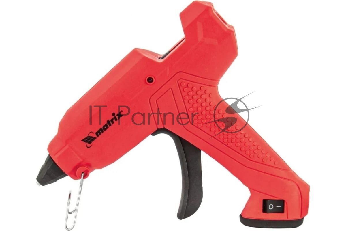 Клеевой пистолет, 11 мм, 40 (100) Вт, 18 г/мин, выключатель и индикатор напряжения// Matrix
