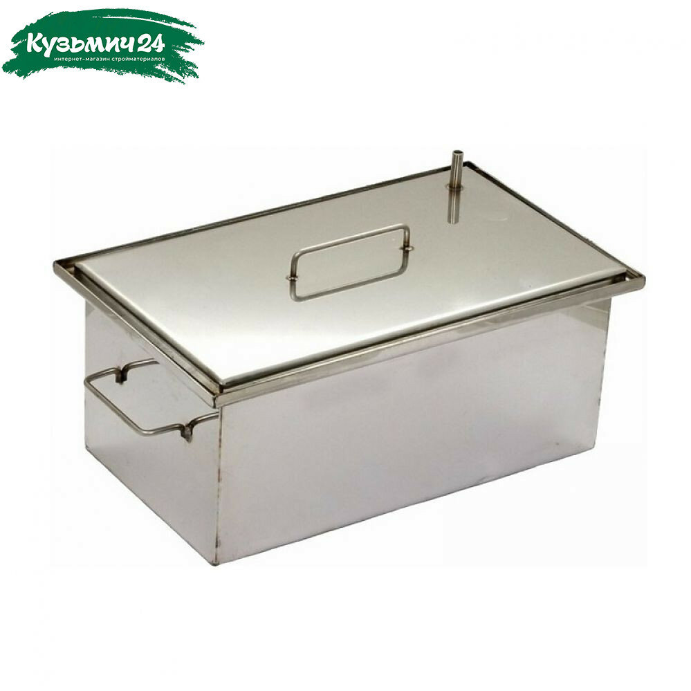 Коптильня Элит Премиум нержавеющая сталь 500х250х250х1.5 мм, дно 1 мм, 1 шт